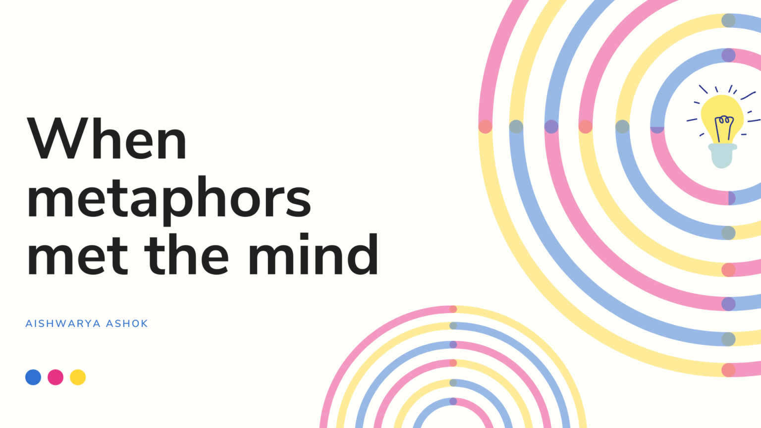 When metaphors met the mind | Aishwarya Ashok - Technology | Product ...